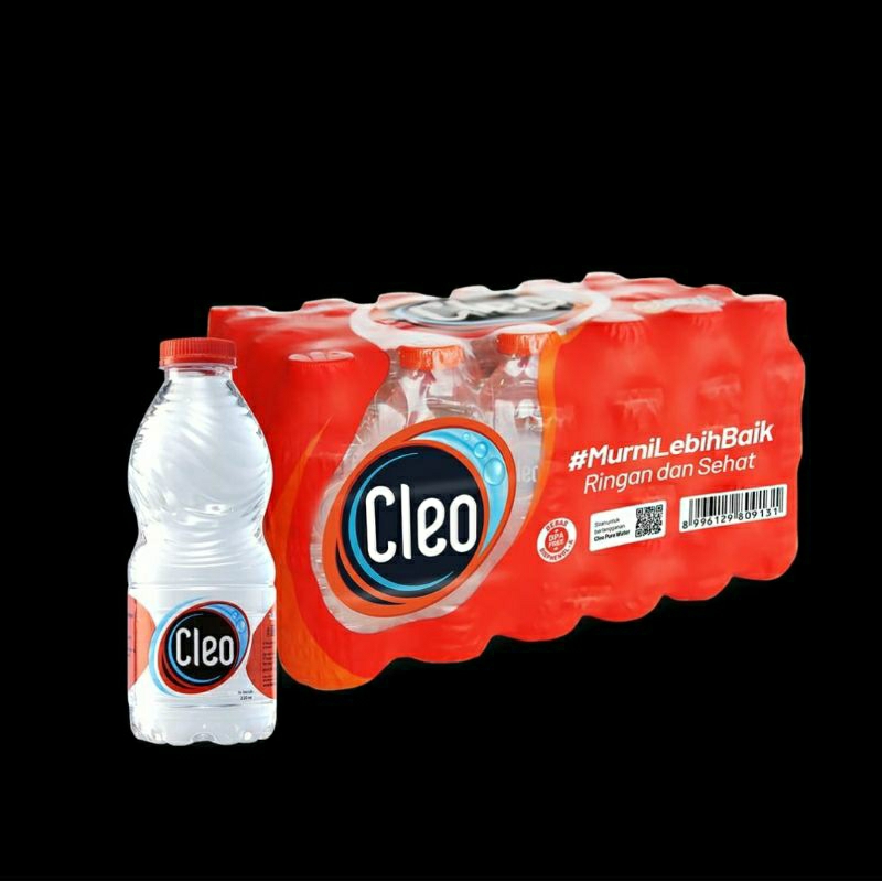 Jual Cleo Mini Air Botol 220 ml (isi 24) | Shopee Indonesia