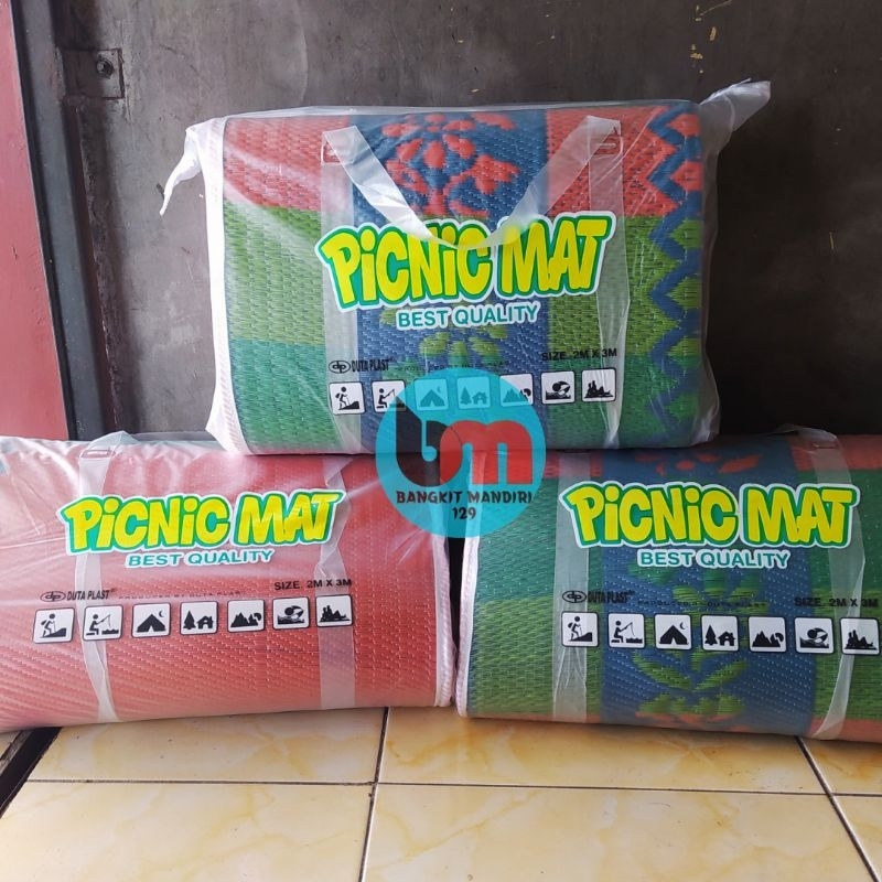 Jual Tikar piknik picnic mat tikar piknik ukuran 200x300 jumbo tikar ...