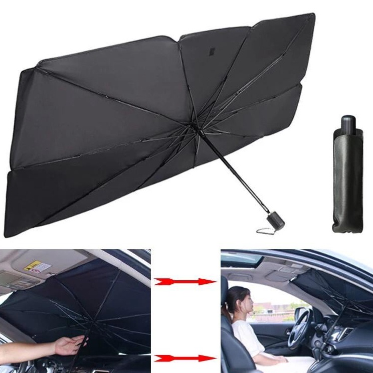 Jual Desain yang Mempesona Payung lipat Pelindung Dashboard mobil Panas ...