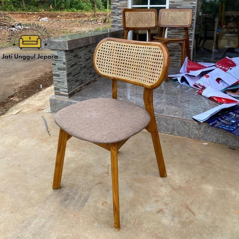 Jual Kursi Cafe Resto Model Terbaru Rotan Kacang Jok - Kursi Makan Cafe Scandinavian Jati ...