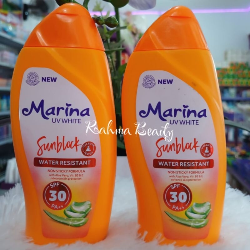 Jual MARINA SUNBLOCK UV WHITENING SPF30 PA++ 85ML (ORANGE) | Shopee ...