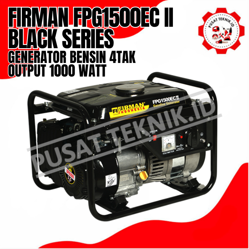 Jual GENSET FIRMAN FPG1500 EC II 1000Watt / Generator Bensin 4Tak ...
