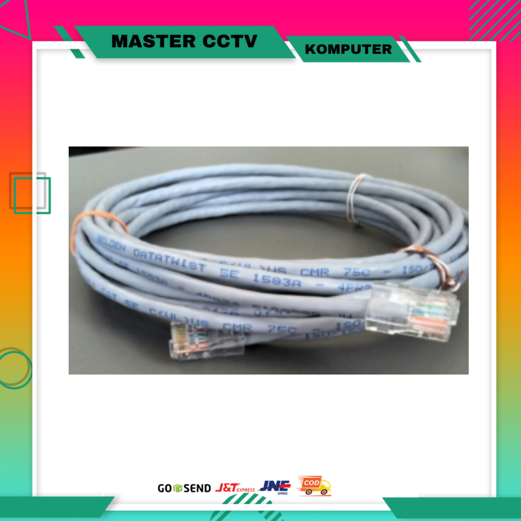 Jual Kabel LAN UTP CAT 5 Kabel CAT5 1 Meter | Shopee Indonesia