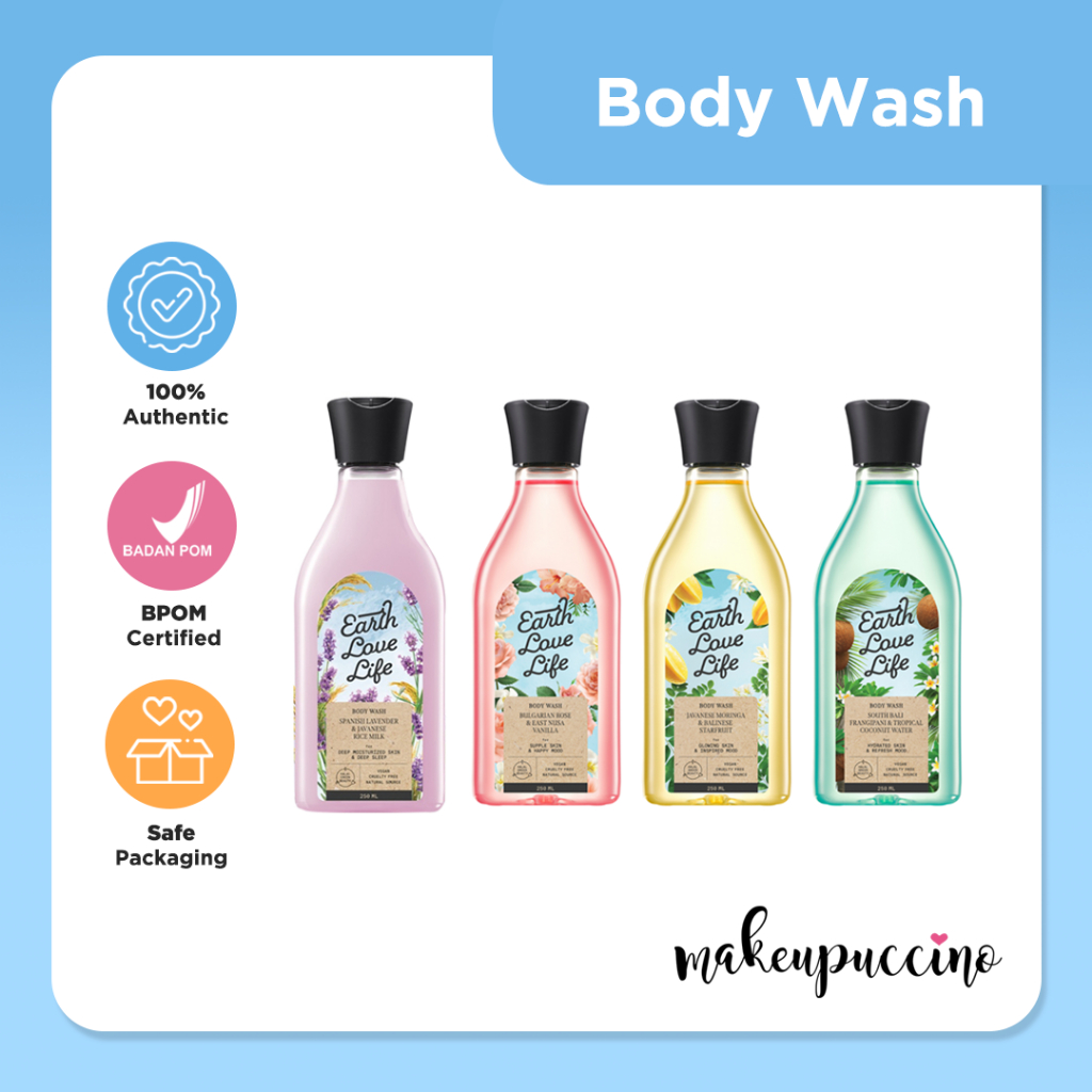 Jual Earth Love Life Body Wash 250ml/450ml | Shopee Indonesia