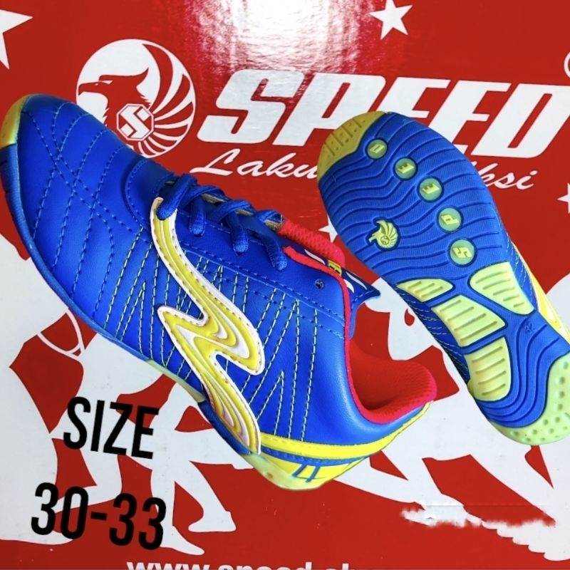 Jual SPEED !! SEPATU FUTSAL ANAK SPEED GRADE ORI SIZE 30-33( baca ...