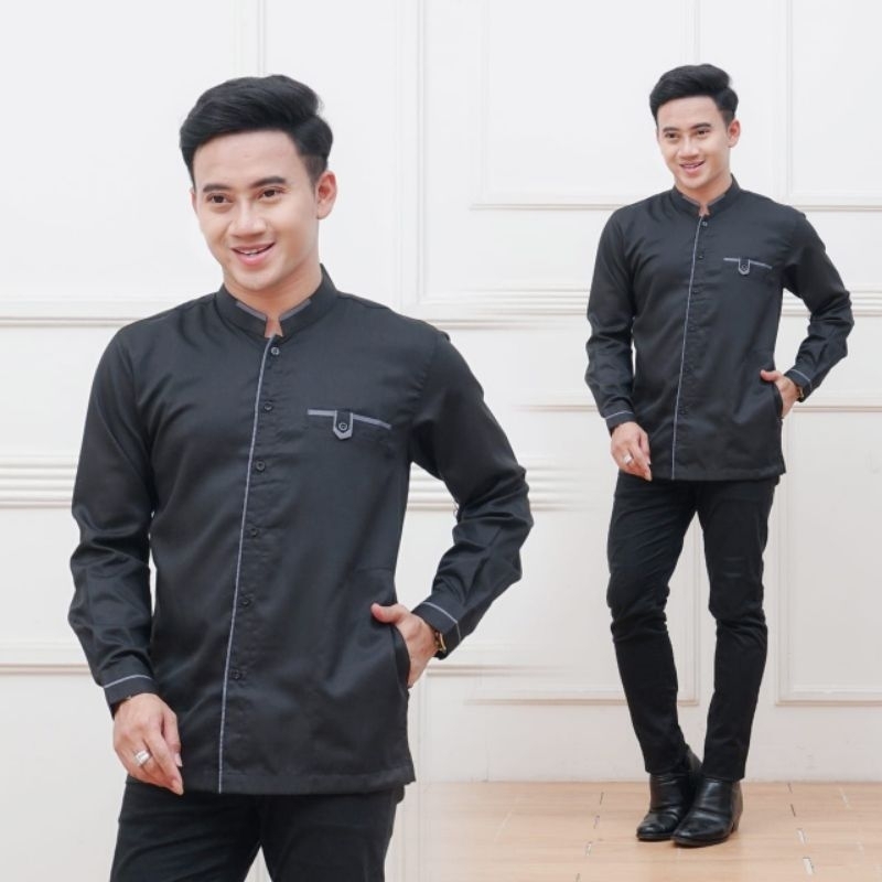 Jual Kemko Kemeja Koko Sukma Suci Terbaru Kekinian Kombinasi Kancing ...