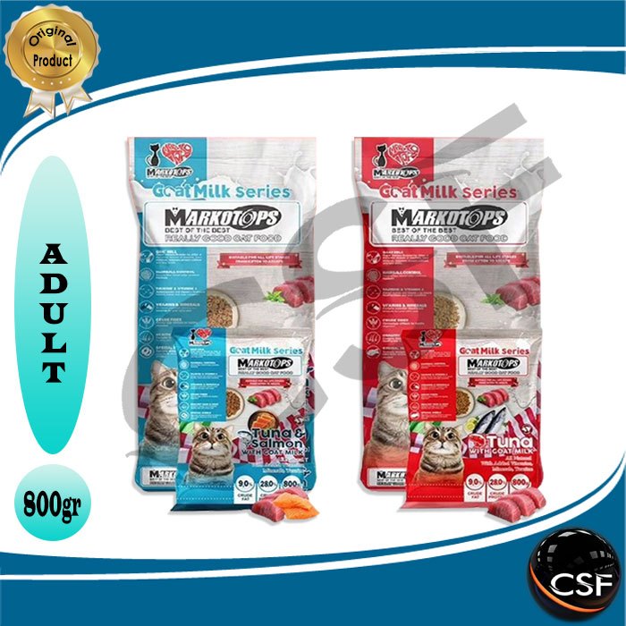 Jual Makanan kucing Markotops 800gr - 1kg adult Dry food | Shopee Indonesia
