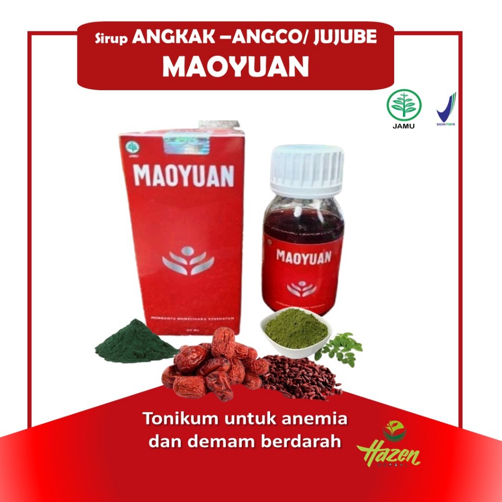 Jual SARI ANGKAK PLUS ANGCO/ JUJUBE MAOYUAN SIRUP TONIKUM UNTUK ANEMIA ...