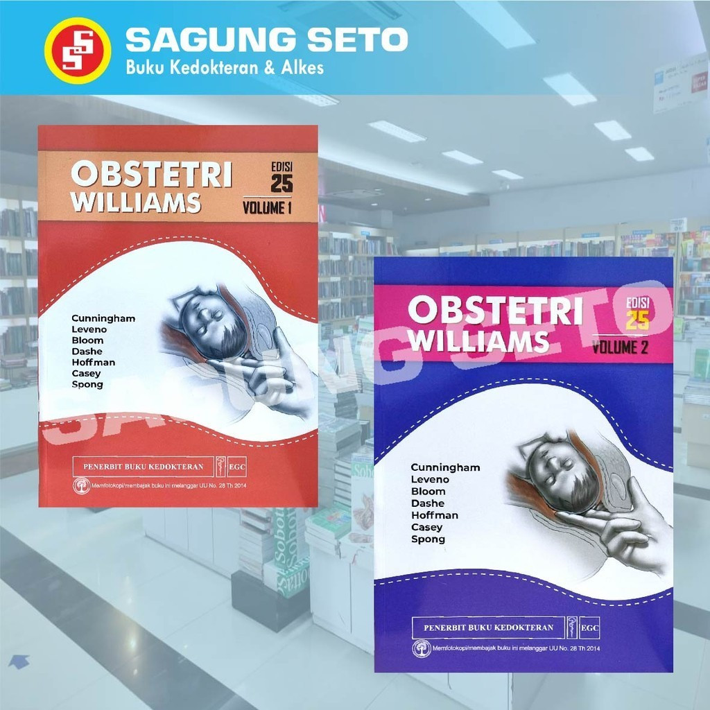 Jual BUKU OBSTETRI WILLIAMS EDISI 25 2VOLUME (1SET) (2 BUKU) -CUNNINGHAM / WILLIAM OW | Shopee ...
