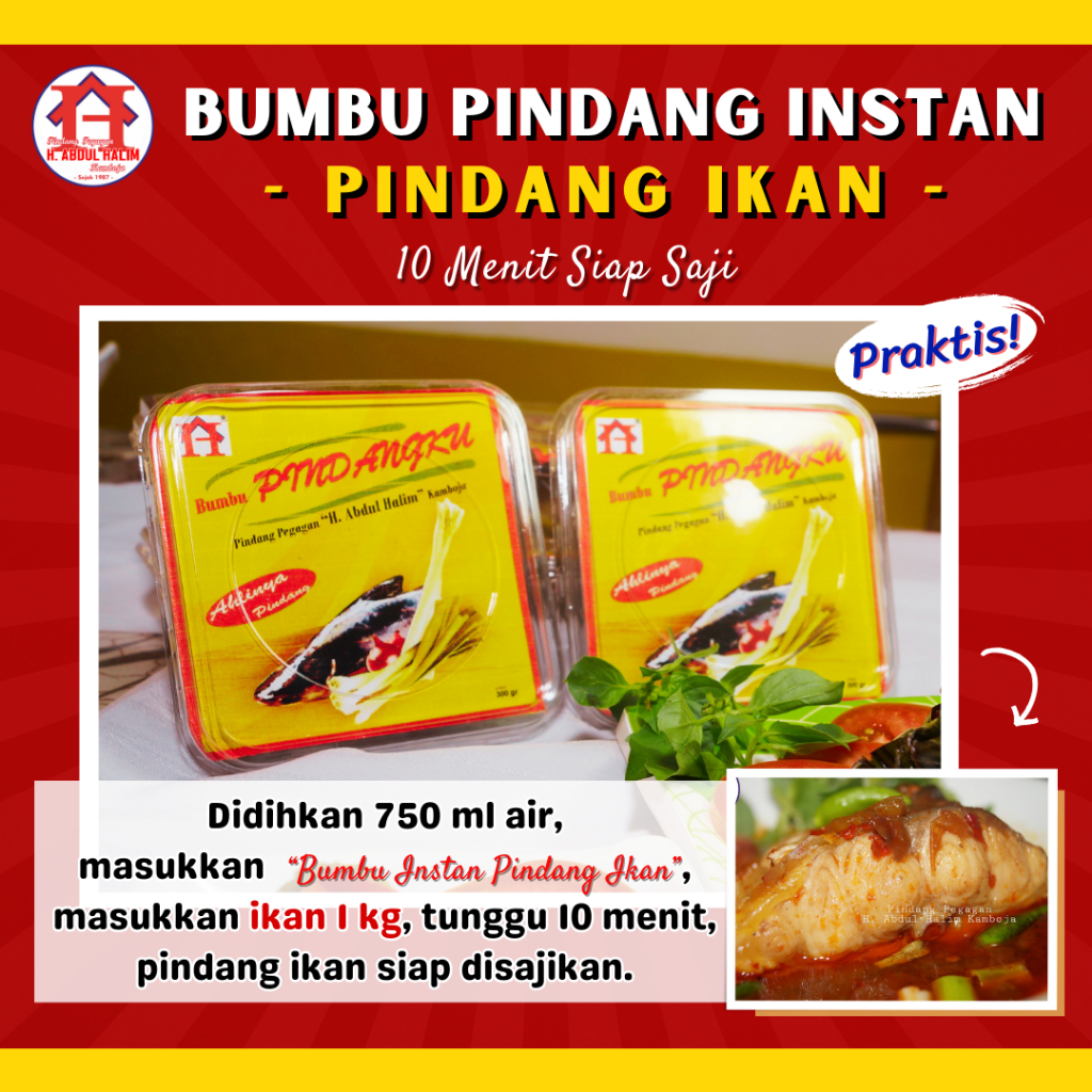 Jual (BUY 3 FREE 1) Bumbu Pindang Instan (Untuk 1 Kg) - PINDANG IKAN ...