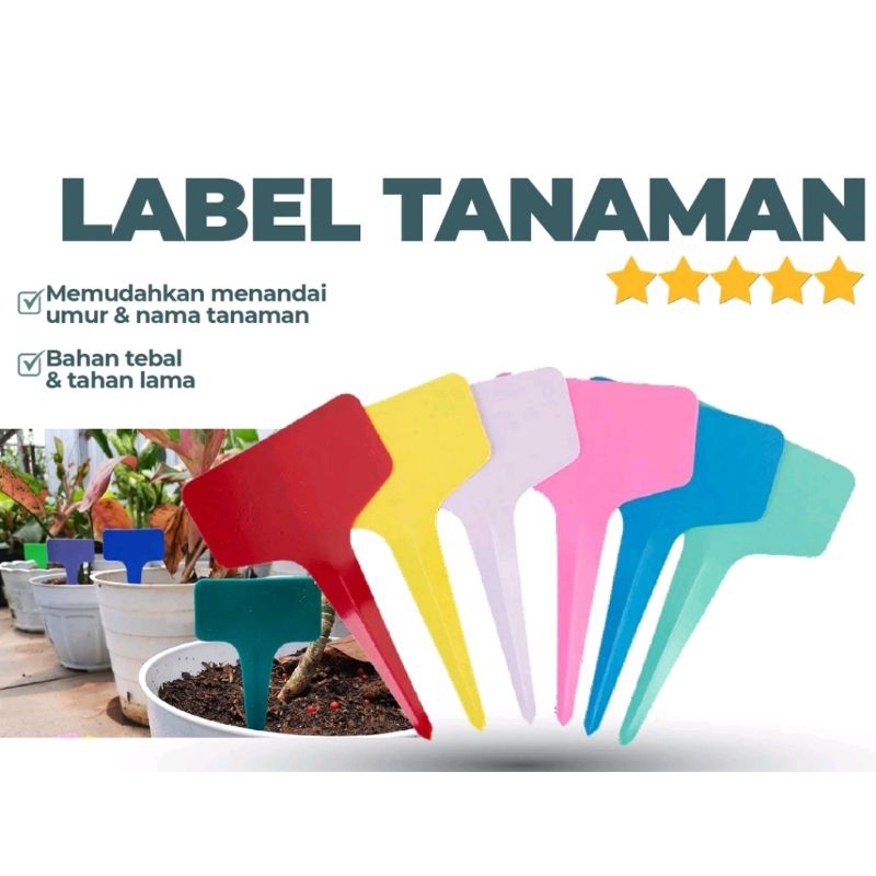 Jual Plant Tag Penanda Label Tanaman Tebal dan Lebar - Harga per Pcs | Shopee Indonesia