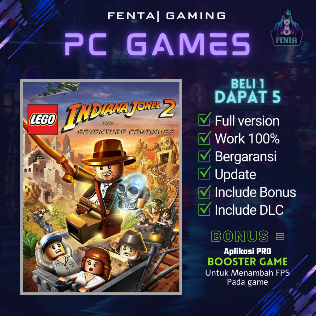 Jual LEGO INDIANA JONES 2 THE ADVENTURE CONTINUES - GAME PC - GAME ...