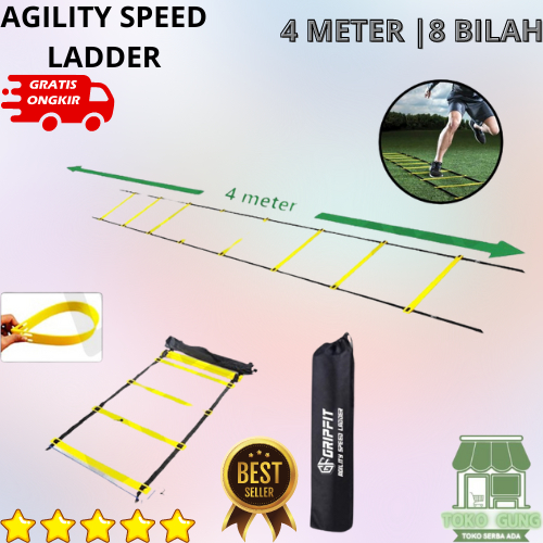 Jual Agility Ladder Drill Speed Training Tangga kelincahan Futsal 4M 6M ...