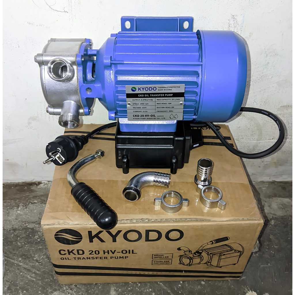 Jual KYODO CKD 20HV OIL 20 HV - POMPA MINYAK OLI SOLAR TRANSFER PUMP KYODO | Shopee Indonesia