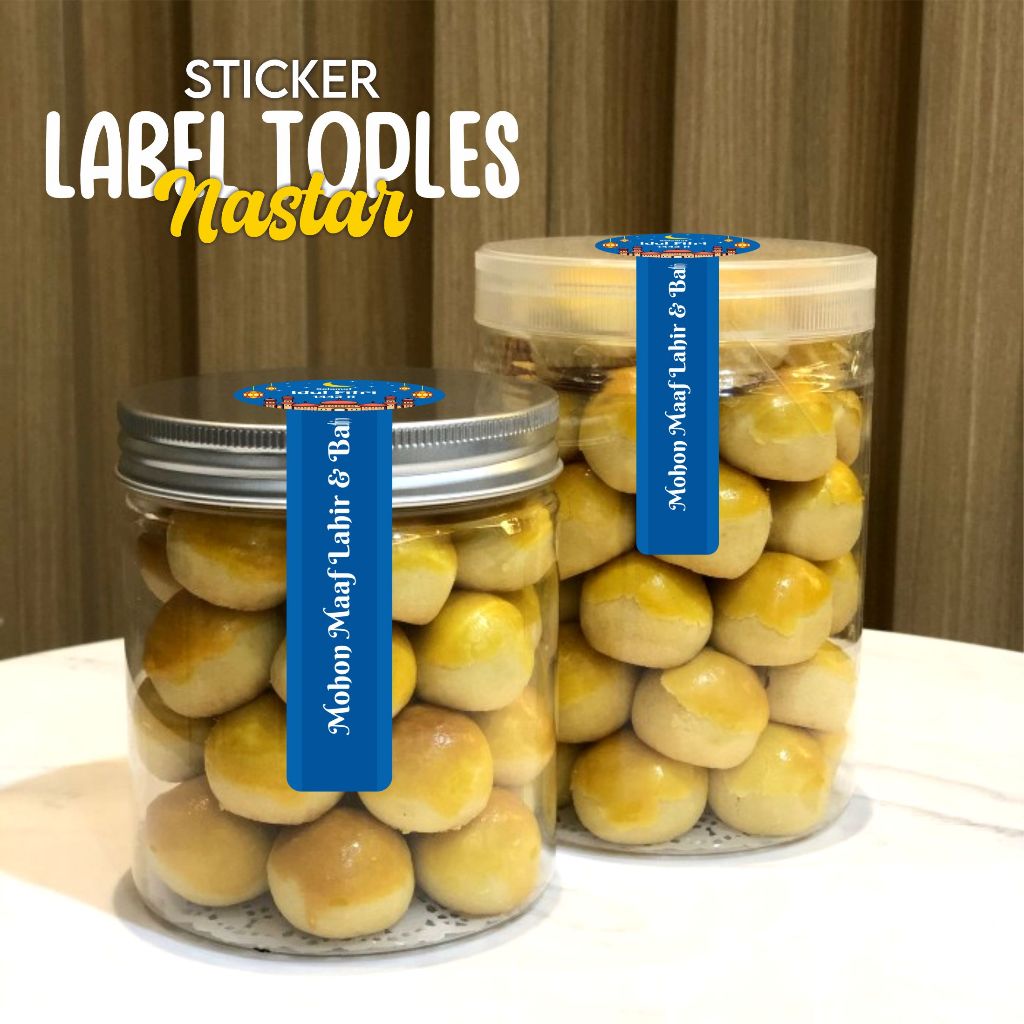 Jual STICKER LABEL KUE KERING STICKER LABEL TOPLES NASTAR | Shopee ...