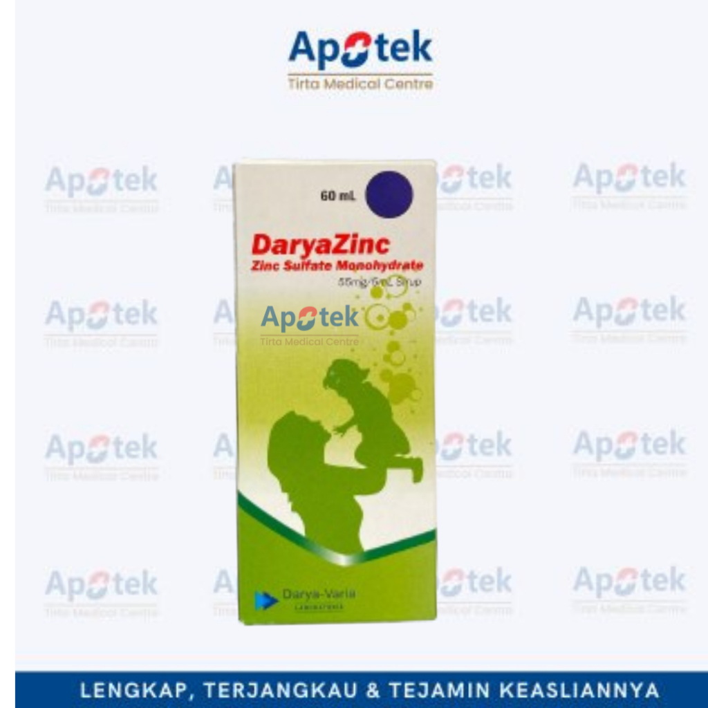Jual DARYA ZINC SYRUP 60 ML | Shopee Indonesia