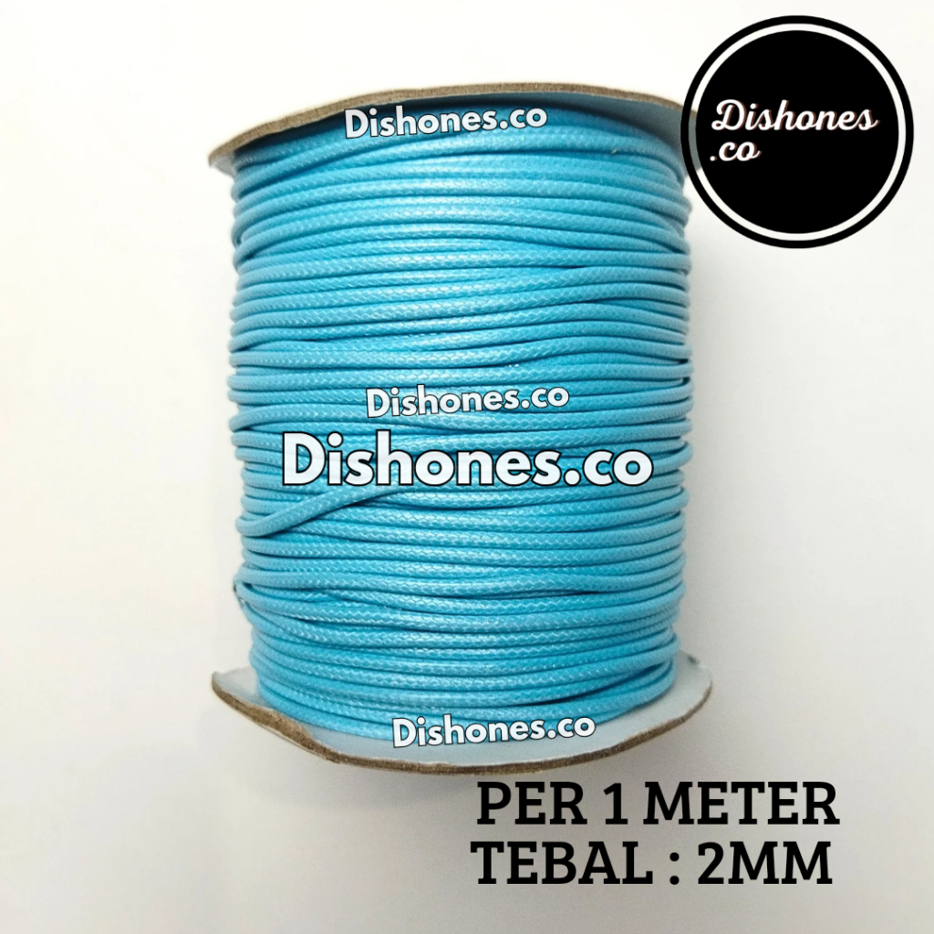 Jual (PER METER) 2mm Tali Gelang Warna Warni / Tali Gelang Korea Anti ...
