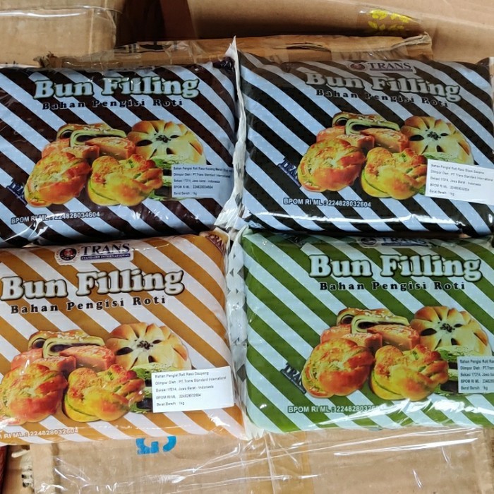 Jual trans bun filling varian rasa kacang merah red bean / pandan bahan ... Jual trans bun filling varian rasa kacang merah red bean / pandan bahan ...