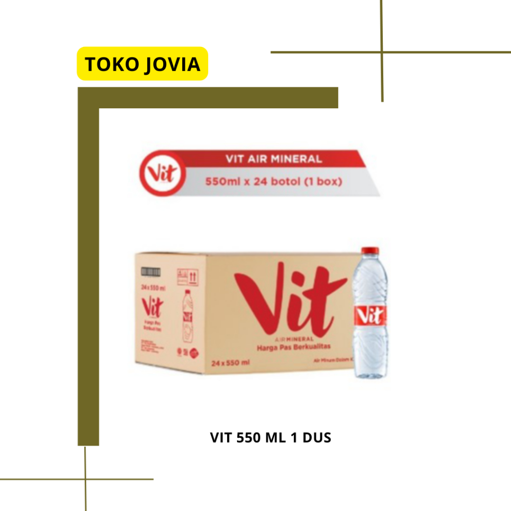 Jual VIT Botol Tanggung 550ml 1 Dus isi 24 | Shopee Indonesia