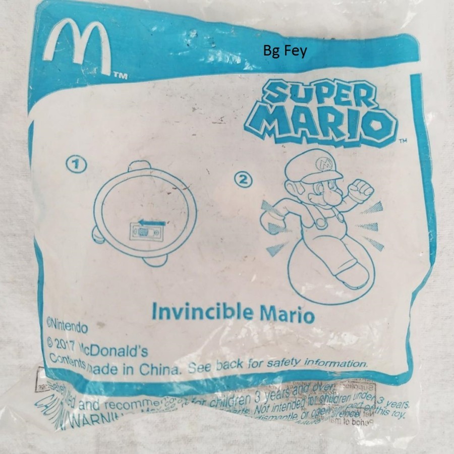 Jual Super Mario - Invincible Mario Happy Meal Mc Donald 2017 - Segel ...