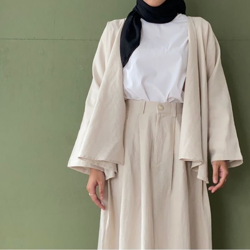 Jual Outer linen PREMIUM / Moon Outer | Shopee Indonesia