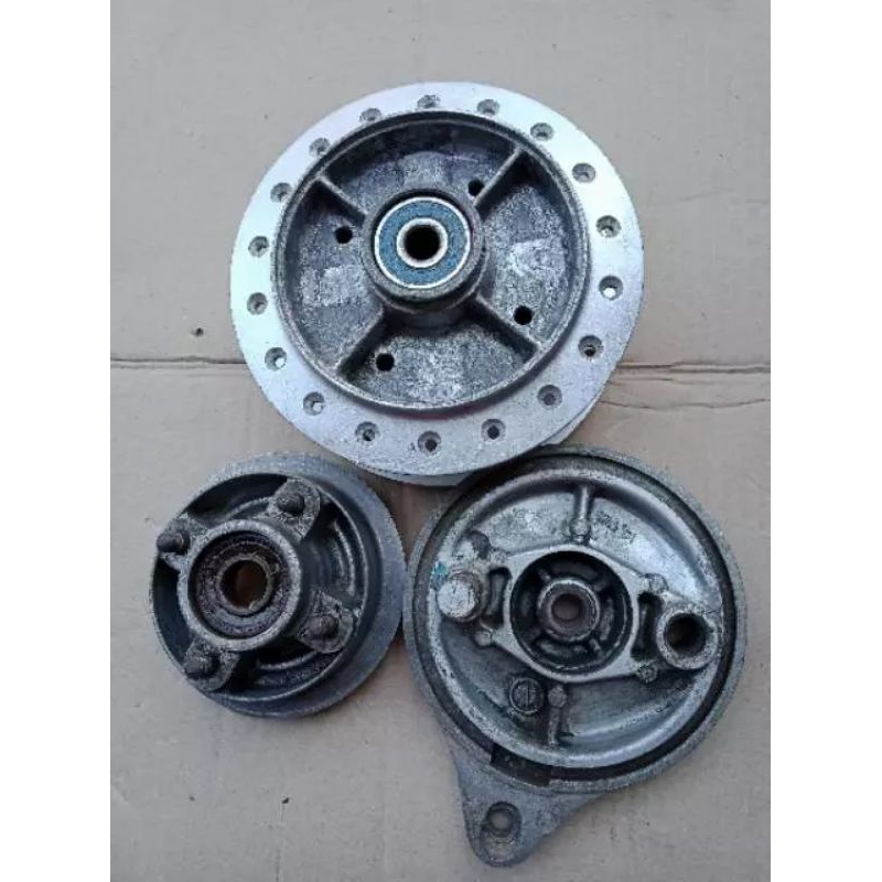 Jual TROMBOL TROMOL BLAKANG SET + NAP GIR + PANEL REM MOTOR HONDA SUPRA ...
