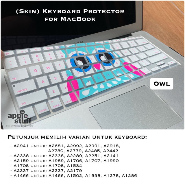 Jual Skin Keyboard Protector Apple MacBook Pro Air Motif dan Gradasi ...