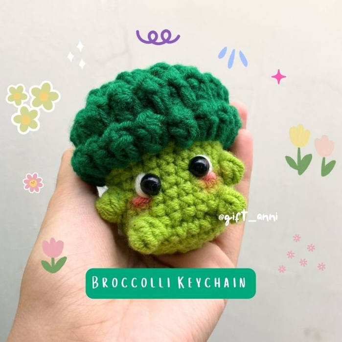 Jual Broccoli Amigurumi Keychain Brokoli | Shopee Indonesia