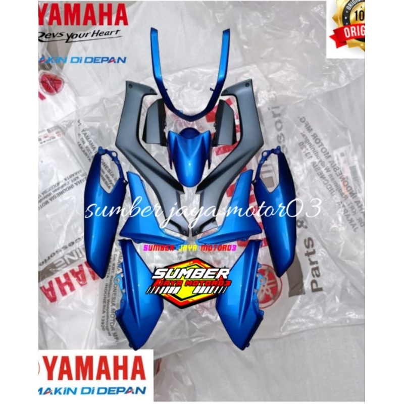 Jual Body body halus full set nmax old Biru glossy 2DP- original yamaha ...