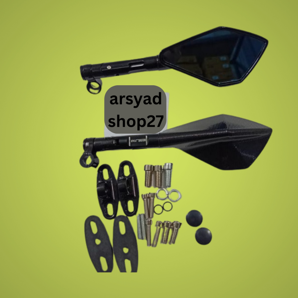 Jual Spion Tomok V5 kaca besar untuk semua jenis motor Di lengkapi ...