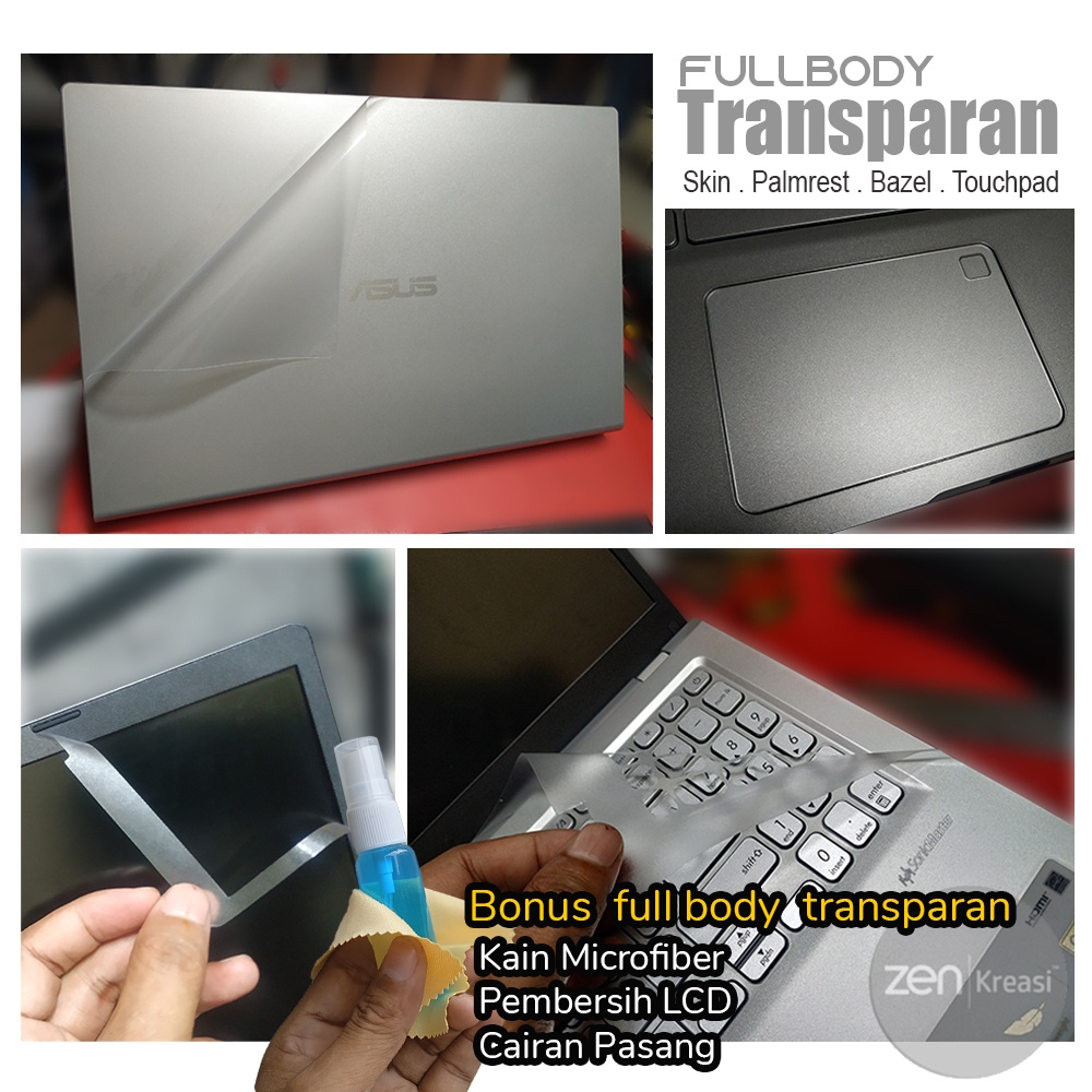 Jual Garskin Laptop Transparan | Garskin Laptop Bening | Stiker Laptop ...