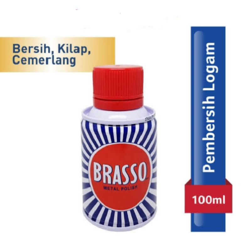 Jual Kilap Logam Brasso Metal Polish 100ml Pembersih Logam Pengkilap ...