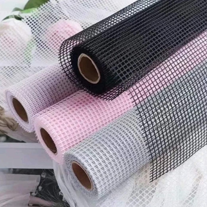 Jual Kertas Square Net Mesh / Kain Jala / Kertas Buket / Kertas Jala ...