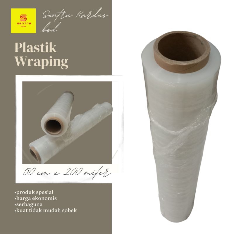 Jual Plastik Wrapping Barang 50cmx200 meter | Shopee Indonesia