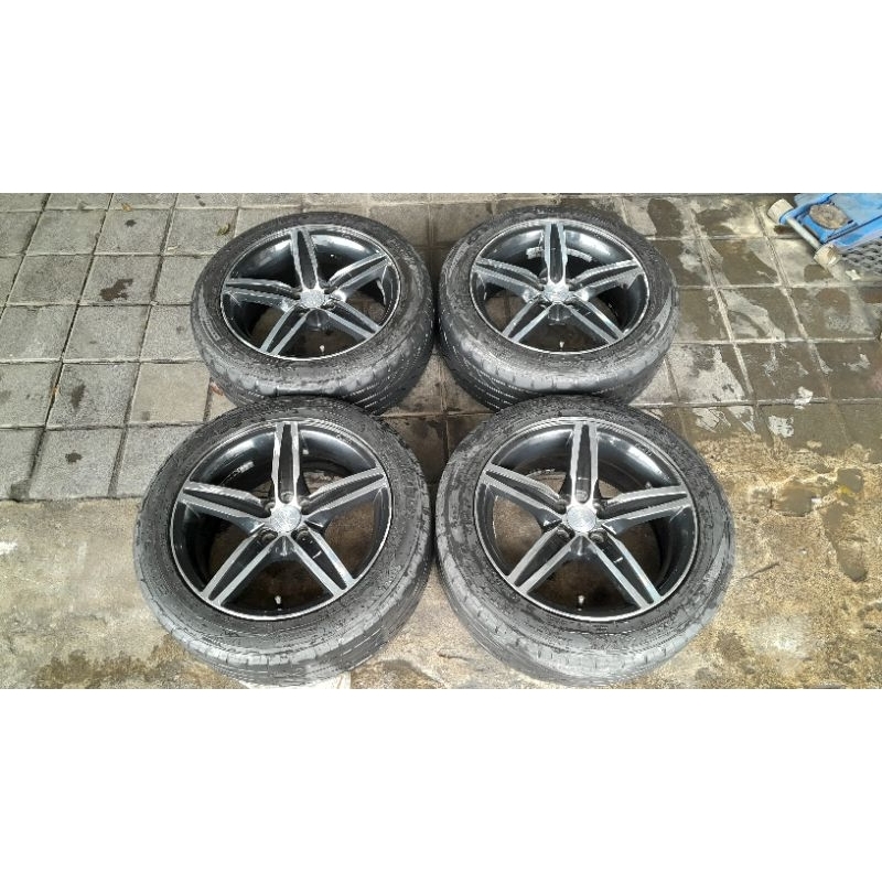 Jual VELG SEKEN MOBIL OEM RACING RING 16 BAUT 4X100 + BAN BONUS ...