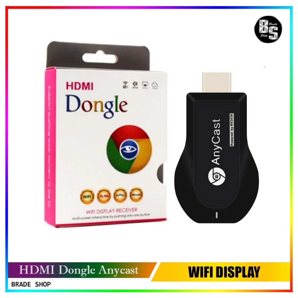 Jual Wireless HDMI Dongle Anycast Adaptor Penghubung Handphone ke TV | Shopee Indonesia