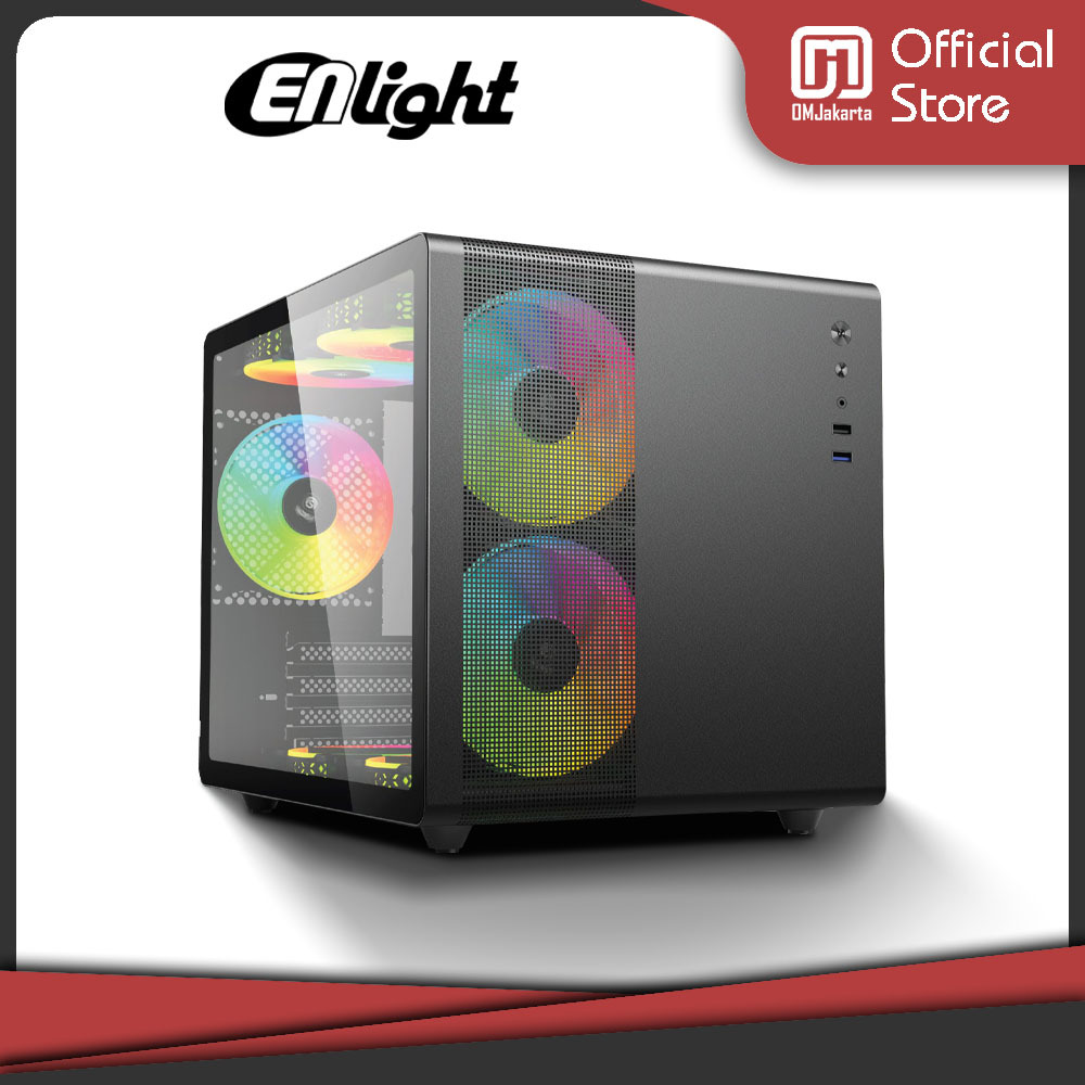 Jual Casing Enlight Z5 - microATX Gaming Case Enlight Z5 - Hitam ...