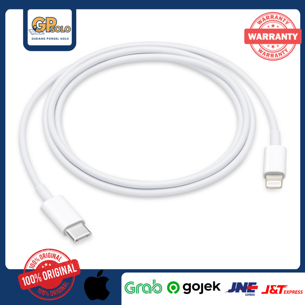 Jual Kabel Type C To Lightning 1 Meter Original Bergaransi | Shopee ...