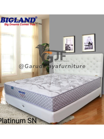 Jual BIGLAND KASUR PLATINUM SERIES WARNA PUTIH / SPRING BED BIGLAND ...