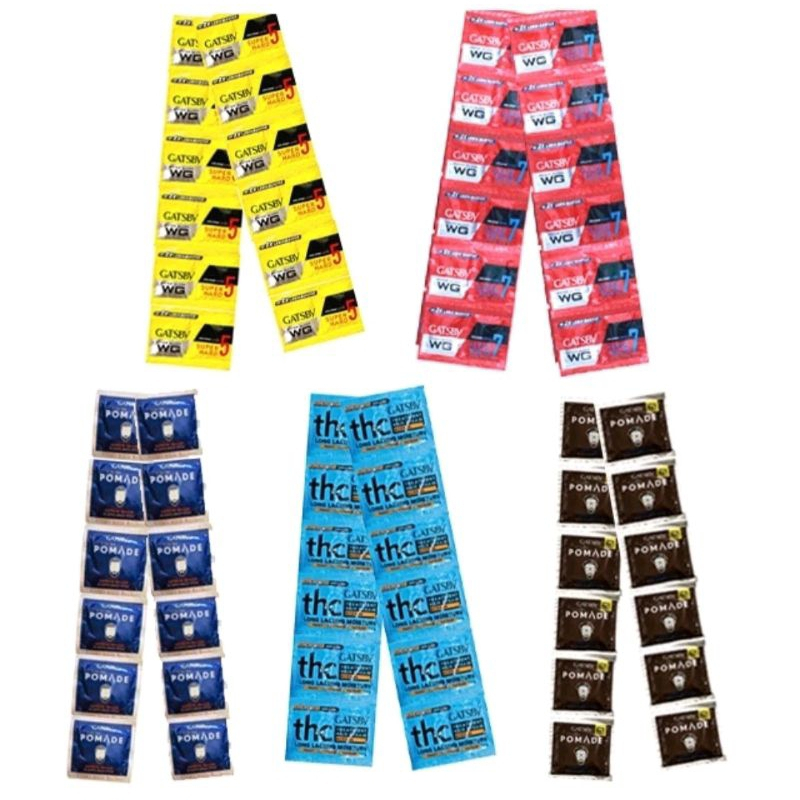 Jual GATSBY SACHET/Styling Pomade Sachet/Gatsby WG Sachet|Minyak Rambut ...