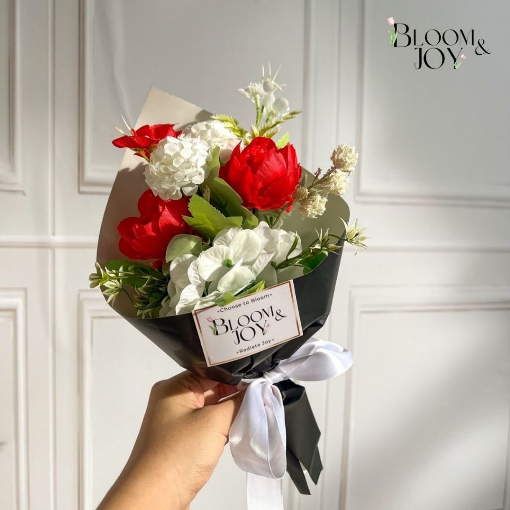 Jual buket bunga artificial buket bunga mix flower bouquet kado ...