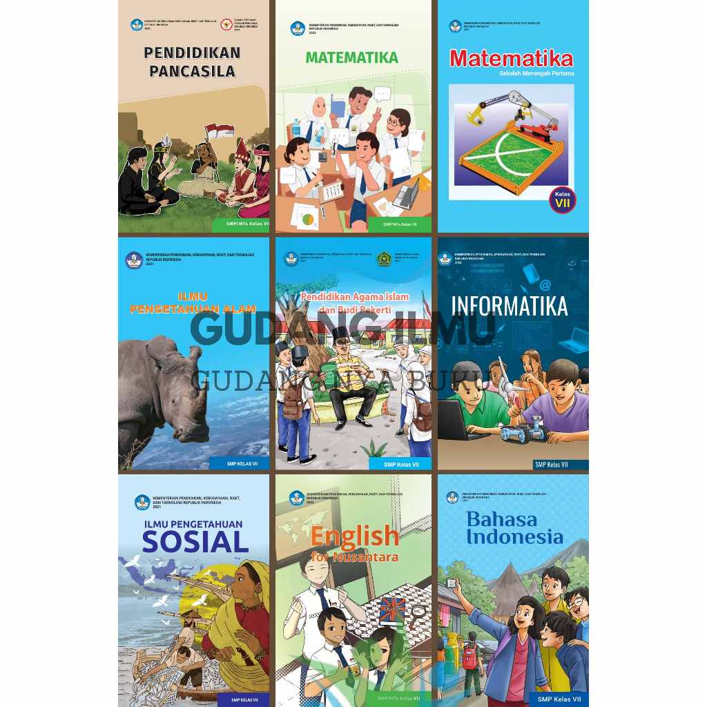 Jual Buku Paket Kurmer SMP/MTS Kelas 7/VII Kurikulum Penggerak Merdeka Belajar Tahun 2024 ...