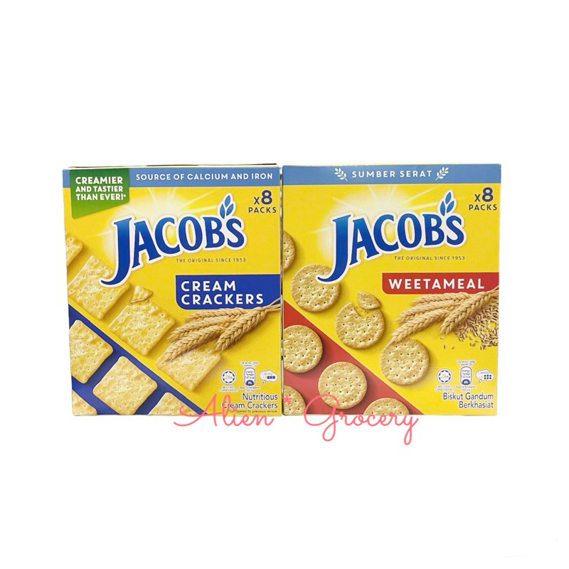 Jual JACOB JACOBS Crackers Hi Fibre Original Weetameal Whole Grain ...