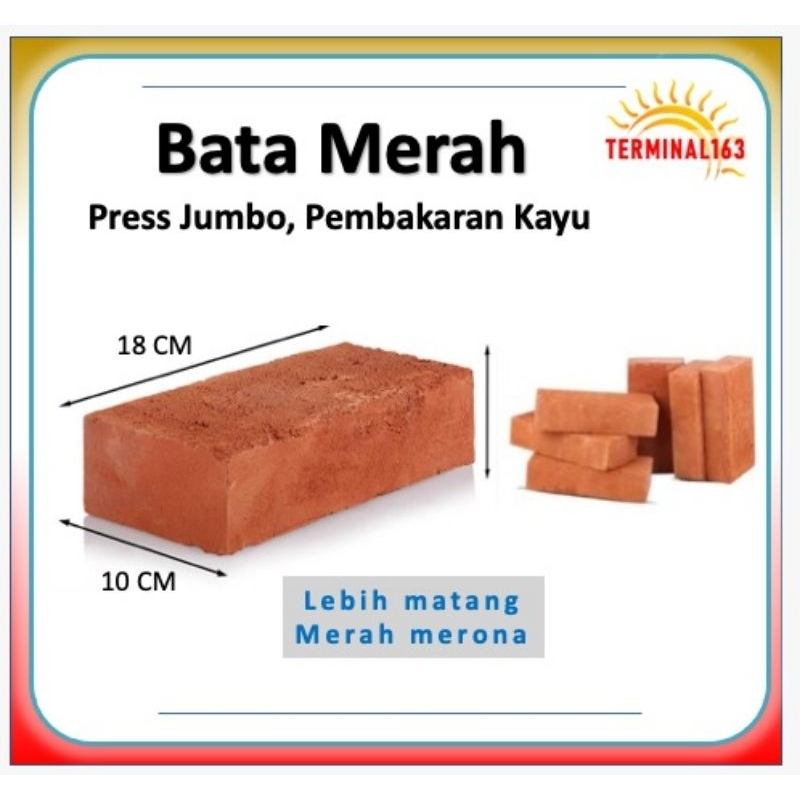 Jual bata merah press jumbo merah merona | Shopee Indonesia