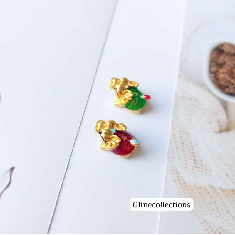 Jual Serenity Dragon Turtle Charm DIY Pembuatkan Aksesoris Kalung ...