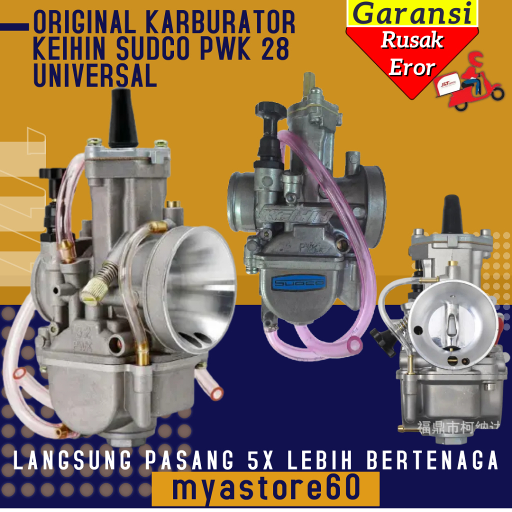 Jual Karburator Karbu Carburator Karbulator PWK 28 PWK28 SUDCO Keihin Original Universal ...
