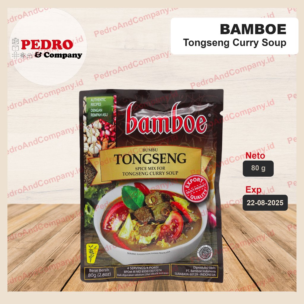 Jual Bamboe bumbu tongseng 80 gram - spice mix tong seng curry soup ...