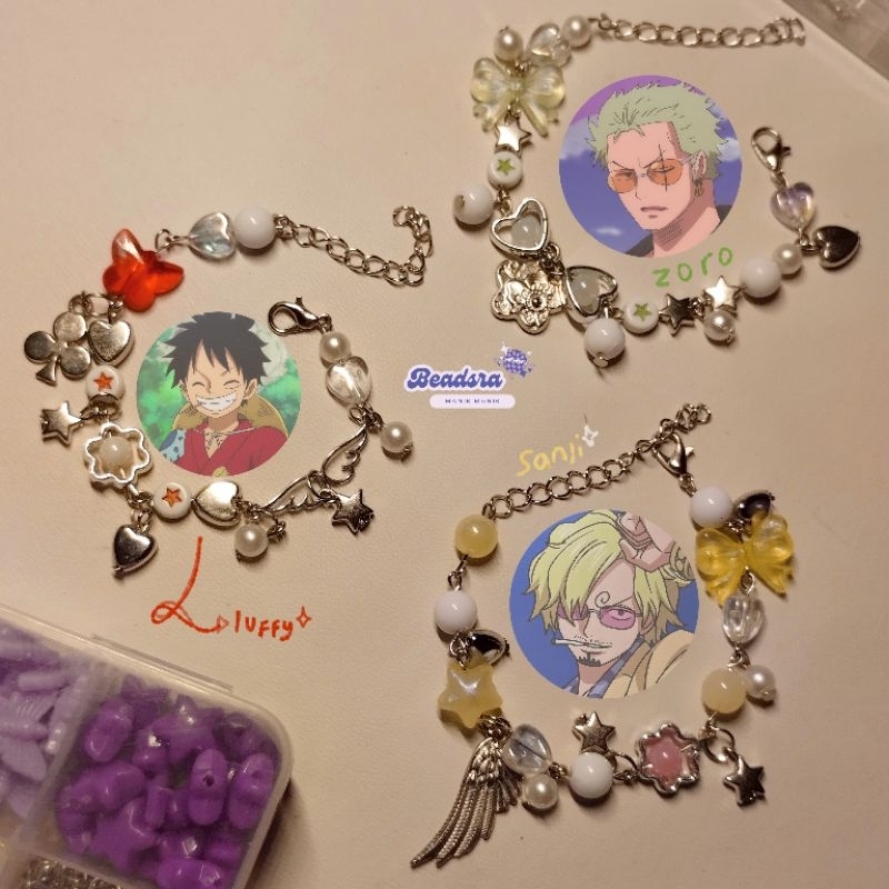Jual One Piece theme BRACELET(⁠｡⁠•̀⁠ᴗ⁠-⁠)⁠ | Shopee Indonesia