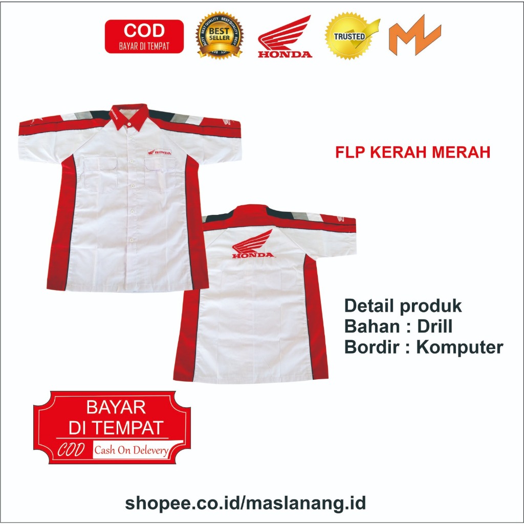 Jual Seragam Honda Frontline People (FLP) | Service Advisor | Seragam ...