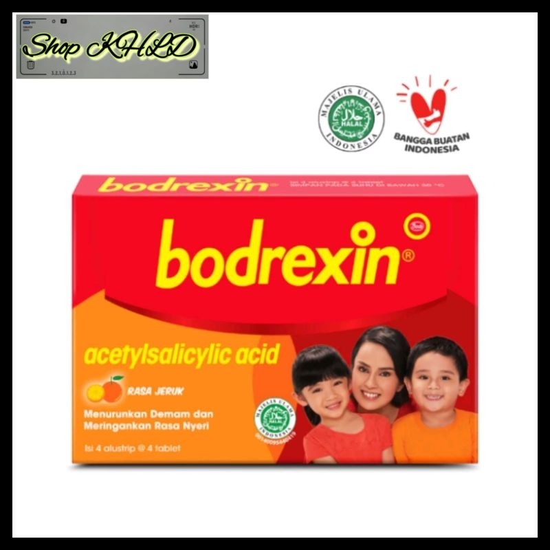 Jual BODREXIN Penurun Demam Anak 16 Tablet | Shopee Indonesia